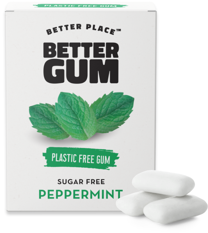 Peppermint Gum - Better Gum | מסטיק בלי פלסטיק מבית Better Place